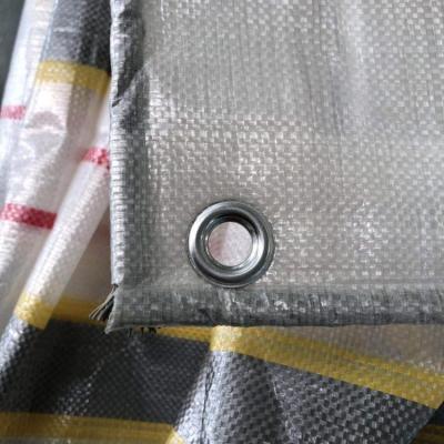 中国 高表面硬さ PE ストライプ プレスプレス 黄色灰色 プリファブリック 防雨 販売のため