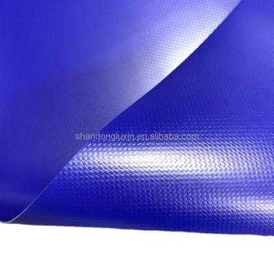 Cina Tela di PVC blu per ombrello esterno a prova di pioggia e a blocco della luce solare in vendita