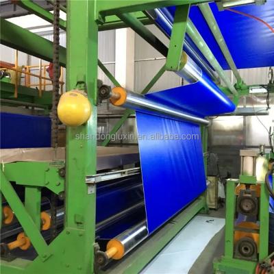 Cina Tela di PVC blu per ombrello esterno a prova di pioggia e a blocco della luce solare in vendita
