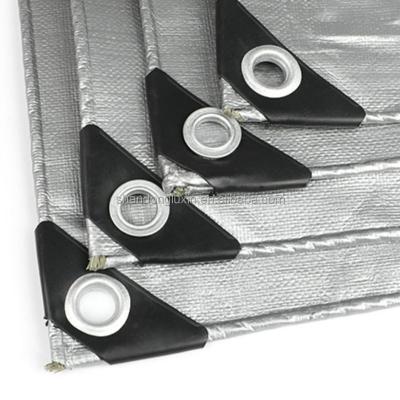 Cina Tissu di copertura per camion su misura PE Tarpaulin Roll con rivestimento LDPE 6*6-16*16 Densità in vendita