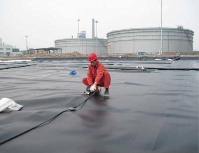 Cina Geomembrana in HDPE a doppia superficie liscia da 1 mm per serbatoi e dighe circolari nell'industria mineraria in vendita