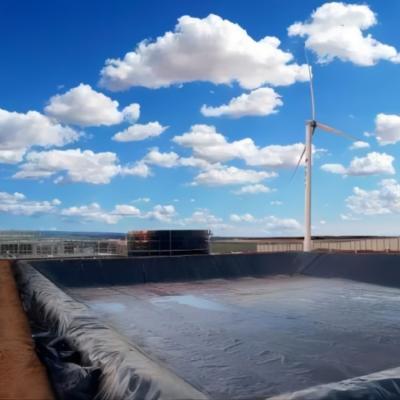 Cina 0.75mm Geomembrana HDPE impermeabile per serbatoi artificiali di laghi in vendita