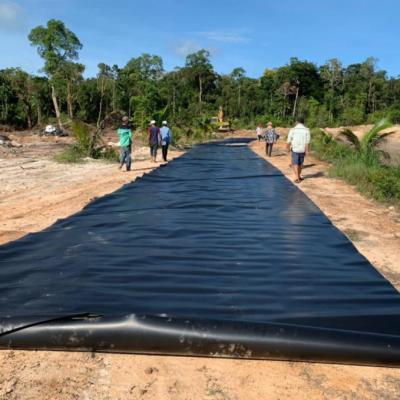 Cina 0.75mm Geomembrana HDPE impermeabile per serbatoi artificiali di laghi in vendita
