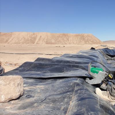 Cina Grandi rivestimenti di stagno a geomembrana in HDPE da 1 mm per superfici doppiamente lisce/doppia texture in vendita