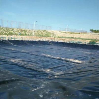 China Dubbele gladde HDPE-geomembraan De perfecte waterdichte voering voor afvalverwijderingslocaties Te koop