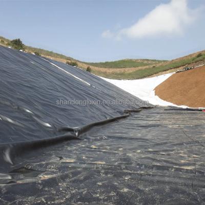 China Polypropyleen Liner HDPE Geomembrane voor vis garnalen boerderij vijver waterdicht kunststof Te koop