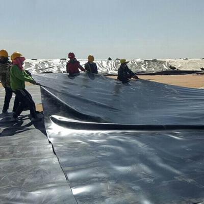 Cina Fogli di geomembrana in HDPE standard ASTM GRI-GM13 per stagno di acquacoltura di larghezza da 1m a 8m in vendita