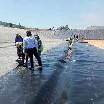Cina Larghezza da 1m-8m Nero Bianco Verde Blu Geomembrane Liner HDPE per progetti ambientali in vendita