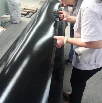 China HDPE Geomembrana Impermeável Pond Liner impermeável PE preto plástico Pond Liner papel de papel à venda