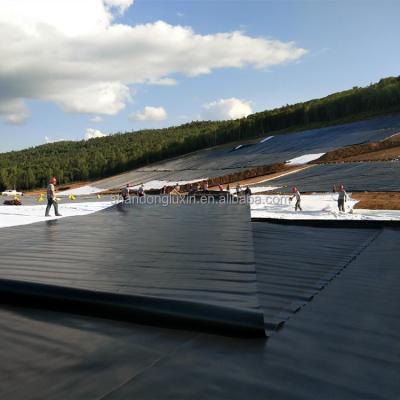 China Industriële ontwerp stijl HDPE geomembraan 0,5 mm 1 mm 1,5 mm 2 mm waterdicht dam vijver Te koop