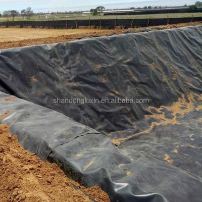 China Geomembran aus Polyethylen EVA mit hoher Dichte für die Dachwasserdichtung 0,5 mm 1 mm 2 mm Schwarz zu verkaufen