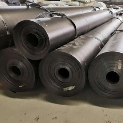 China Waterdicht HDPE vispoel Liner 30mil 60 mils Zwart Geomembrane voor wateropslagtanks Te koop