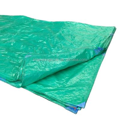 Cina Tarpaolina PE ad alta durezza superficiale in colore verde per la resistenza agli UV e in 160 gsm in vendita