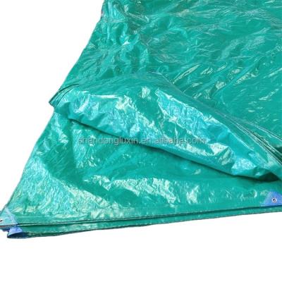 Cina Tarpaolina PE ad alta durezza superficiale in colore verde per la resistenza agli UV e in 160 gsm in vendita