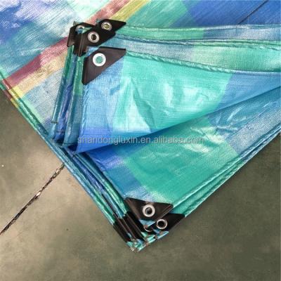 China Folha de lonas de PE azul 100% impermeável para cobertura de telhado leve e tenda exterior à venda