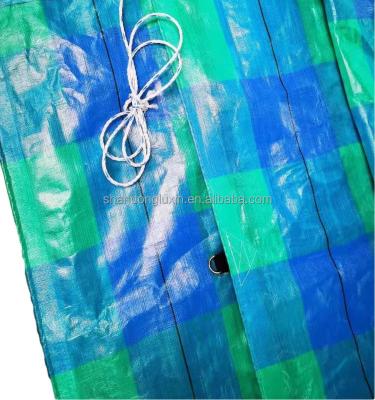China Folha de lonas de PE azul 100% impermeável para cobertura de telhado leve e tenda exterior à venda