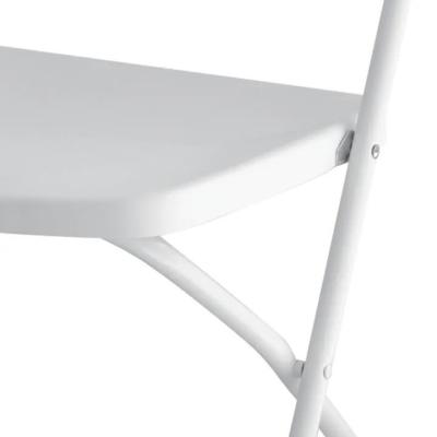 Chine 81*42*39cm Ventilateur lourd dos Blanc Chaise pliante en plastique pour les applications d'atelier à vendre
