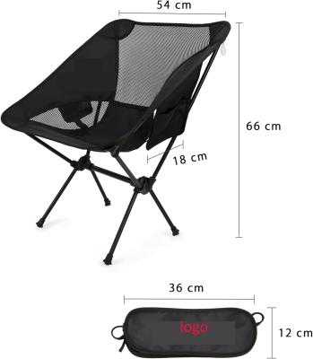 Cina Arredamento esterno 2024 Portable Foldable Steel Small Moon Chair con stile personalizzato in vendita