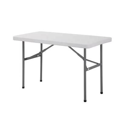 China Mesa dobrável de plástico branco com altura ajustável para piquenique ao ar livre à venda