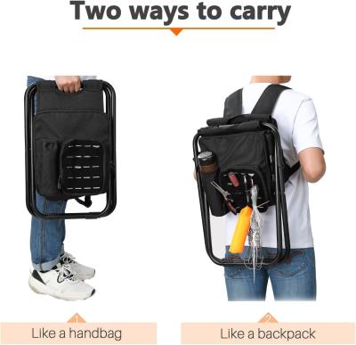 Cina Tavolo esterno 3 in 1 Portable Folding Cooler Backpack Chair per campeggio e escursioni in vendita