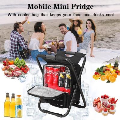 Cina Tavolo esterno 3 in 1 Portable Folding Cooler Backpack Chair per campeggio e escursioni in vendita