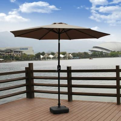Cina Ocio stile moderno ombrello da spiaggia in acciaio con manubrio a mano e tessuto impermeabile in vendita