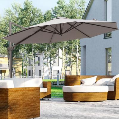 Cina Paracadute a cantilever a prova di vento per picnic 2023 Mobili per patio esterno per ristorante giardino in vendita