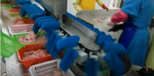 IP65 Circular Multi Weight Sorting Machine - Side View