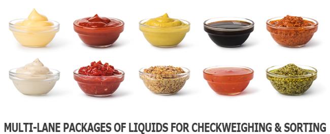 Multi-lane sachet packing machine in operation