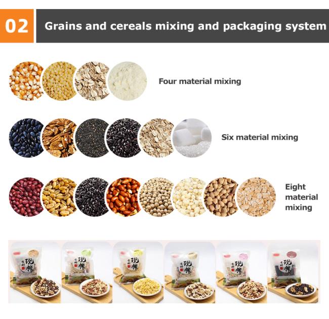 Machine in operation packaging nuts