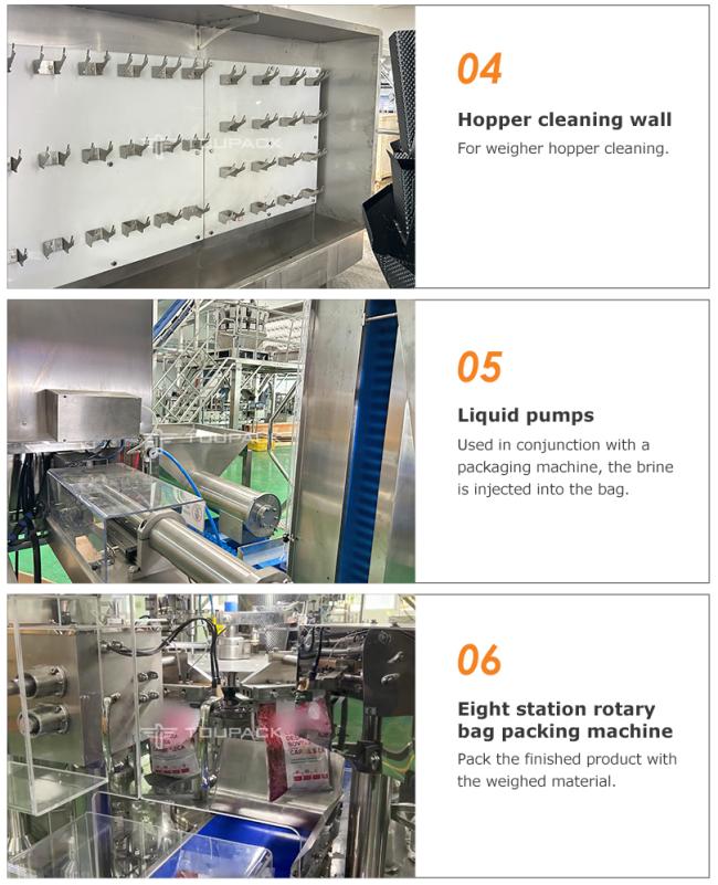 Meat packaging machine control panel