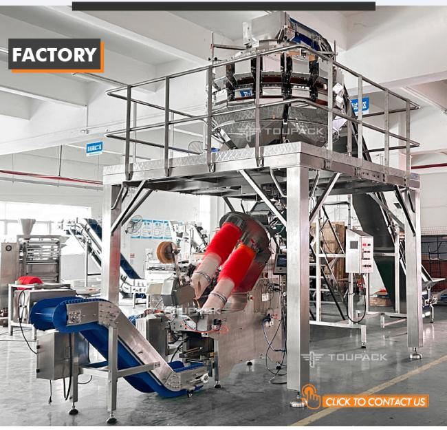 Full Auto Mesh Net Bag Packing Machine operation view