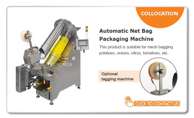 Full Auto Mesh Net Bag Packing Machine output view