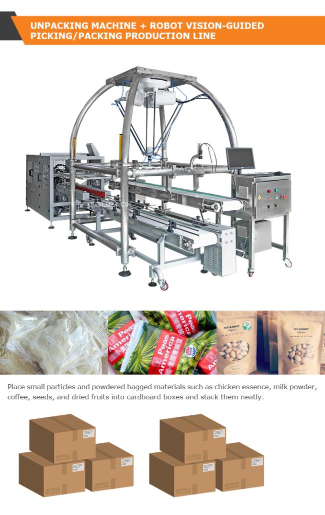 Meat Delta Robot Weighing System - Product Handling