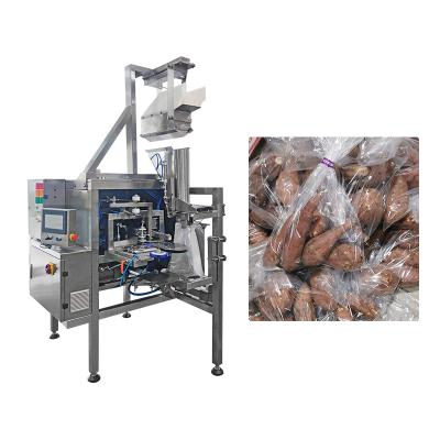 China 25 Bag / Min Carrots Sweet Potatoes Strapping Machine Fully Automatic for sale