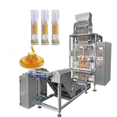 China Industriële multi-lane Vffs stick sachet verpakkingsmachine voor viskeuze vloeibare tomatenpasta for sale