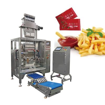 China High Speed Multi Lane Liquid Sachet Packaging Machine 55bpm for sale