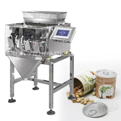 China Linear Weigher Packaging Line Automatic Rice Sugar Salt Bean Packaging Machine Granule Weighing And Packing System for sale