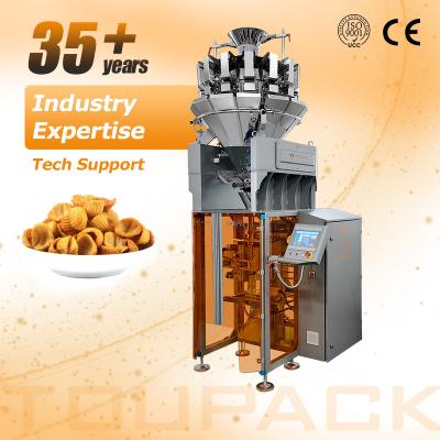 China High Speed Automatic Vertical Packing Machine for Snacks Nuts Granules Food Packaging Machine for sale