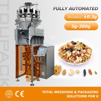China Automatic Chips Nuts Candy Seeds Granule Vertical Packing Machine with Multihead Weigher for sale