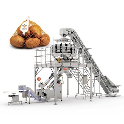 China Automatic Net Clipping Machine Mesh Bag Packaging Machine for Onions Potatoes Citrus Fruits Avocados Apples Kiwis Tomatoes and Fresh Produce for sale