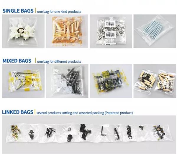 機械を数えるプラスチック合せ釘の振動を詰める小さい締める物