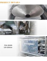 China Multi Function Snacks Film Packing Machine SUS304 High Speed for sale