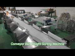 Touch Screen Weight Sorting Machine For Hairy Crabs And Chicken Automatic Multi Level Check Weigher