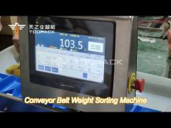 Stainless Steel 304 Automatic Size Sorting Machine For Mango Fruit Vegetables Grading