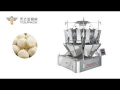 Macchina automatica per l'insacchettamento di popcorn di pollo multifunzione a forma irregolare, busta stand-up, doypack per carne di maiale congelata
