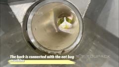 Automatic potato mesh bag packing machine