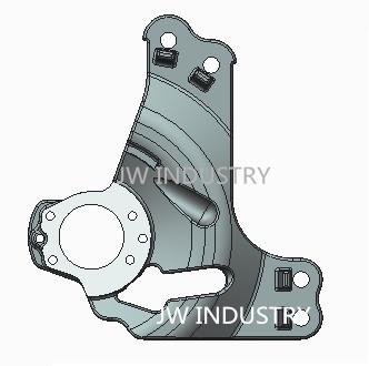 China Forklift Bracket/ Forklift stents support 00A ductile iron casting construcution machinery parts for sale