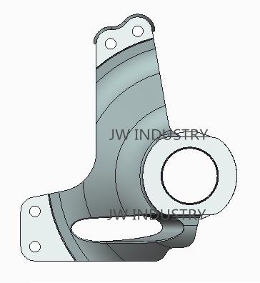 China Forklift Bracket/ Forklift stents support C40A ductile iron casting construcution machinery parts for sale