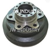 China Brake drum/arbor wheel hub for TCM style forklift ductile iron casting parts for sale